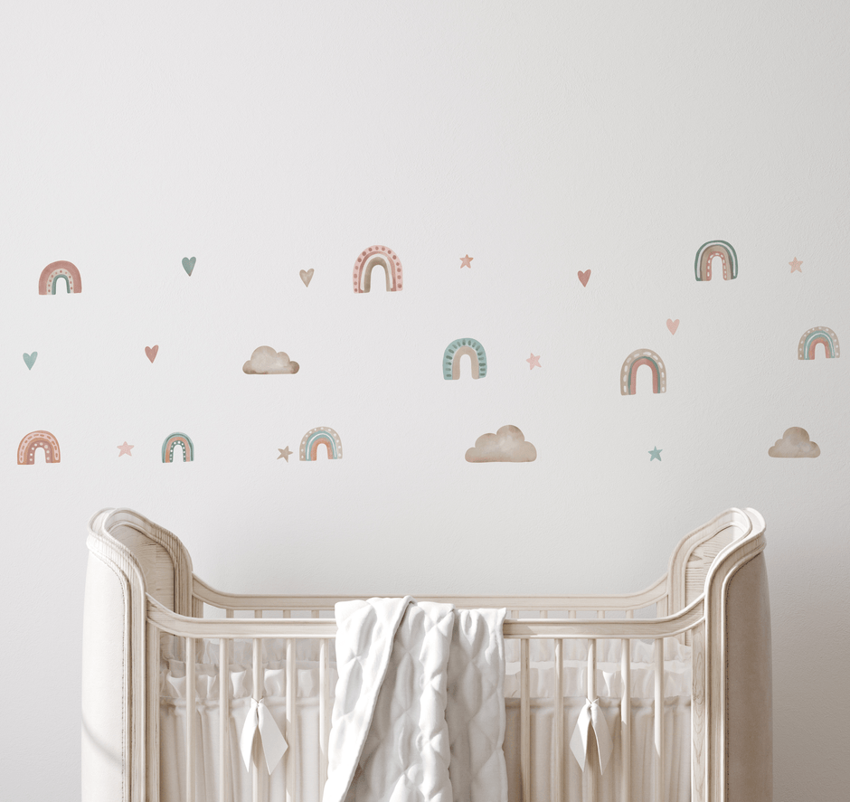 Rainbow Wall Stickers Collection – Nursery Stickers