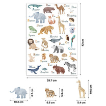 Animal Alphabet Wall Stickers – Nursery Stickers