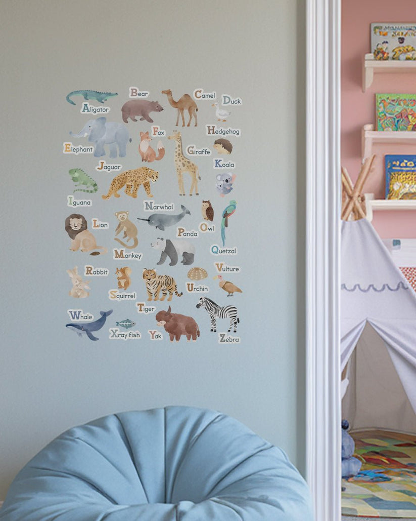 Animal Alphabet Wall Stickers – Nursery Stickers